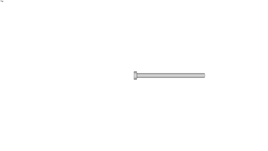 Ejector tubes with cylindrical head hardened version | 3D Warehouse