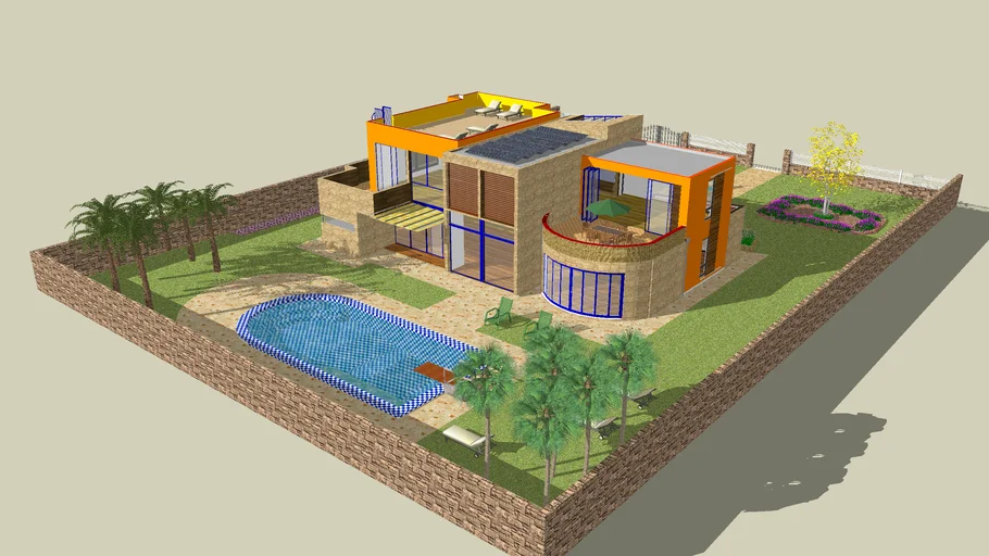 modern house | 3D Warehouse