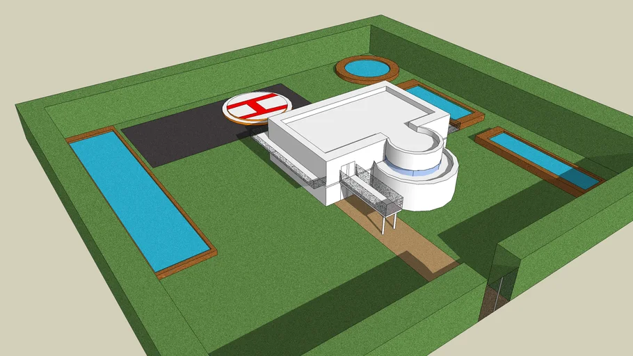 monica esther mansion | 3D Warehouse
