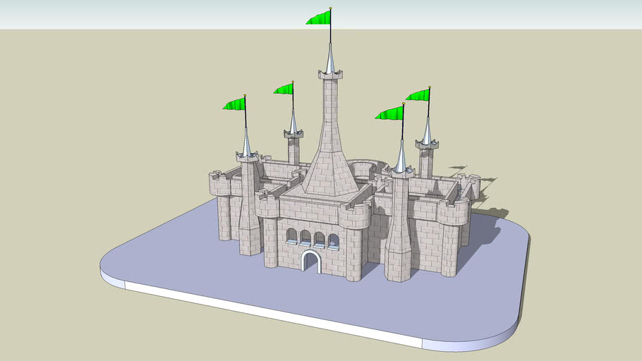 Simple Castle | 3D Warehouse