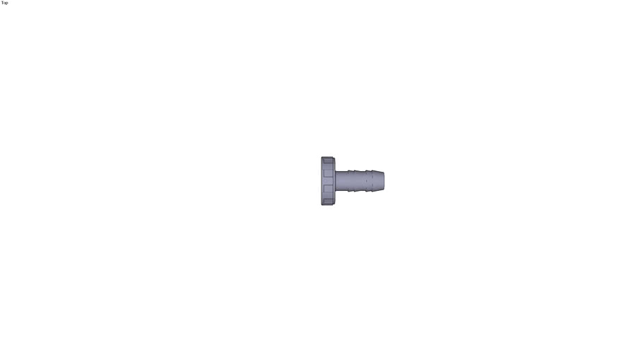 Spigot and nut union UP.55.SPI - E x G :16 x ¾ Code: 02399 | 3D Warehouse