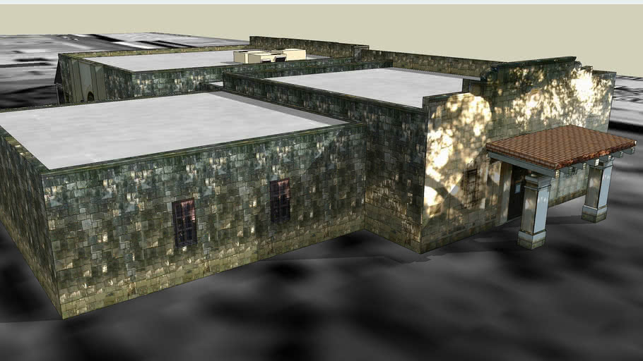 Alamo DRT Library and Alamo Hall | 3D Warehouse