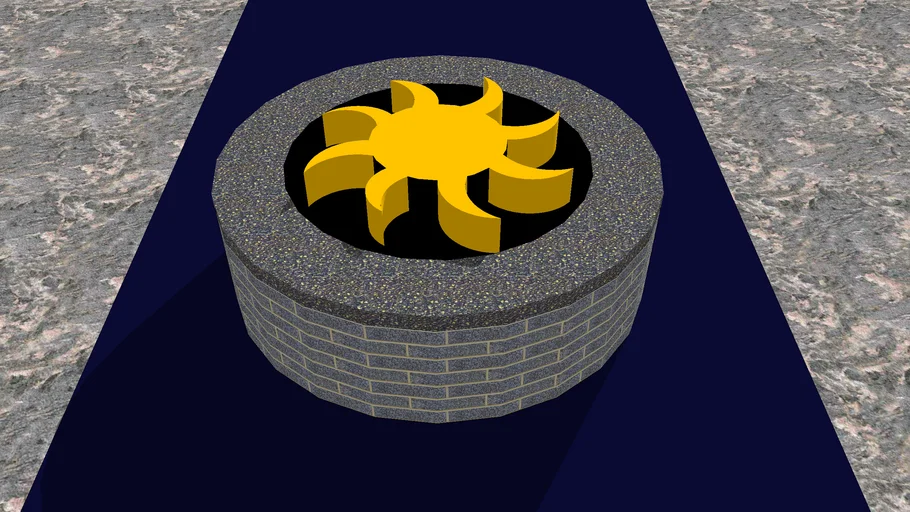 'Midnight Sun' Fire Pit | 3D Warehouse