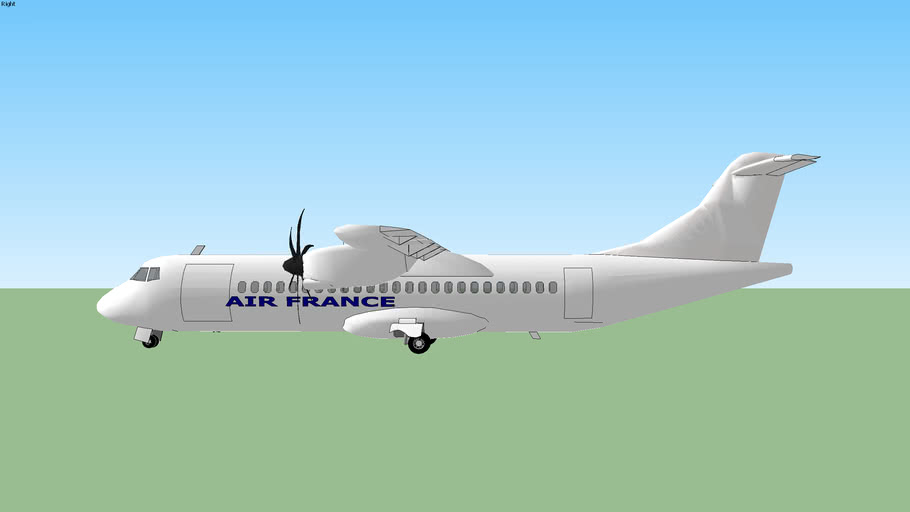 Air France, ATR-500 | 3D Warehouse