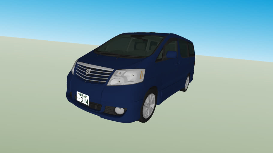 2003 Toyota Alphard V (AS/MS) | 3D Warehouse