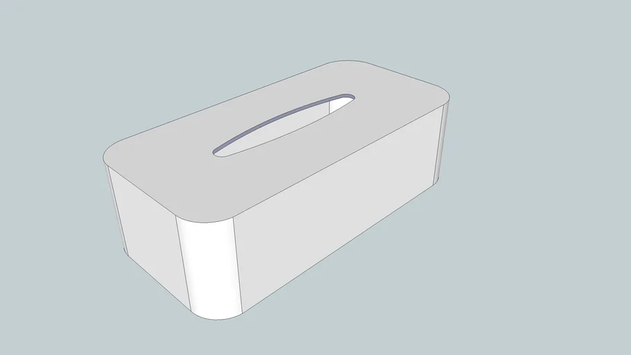 Tissue Box without cover | 3D Warehouse