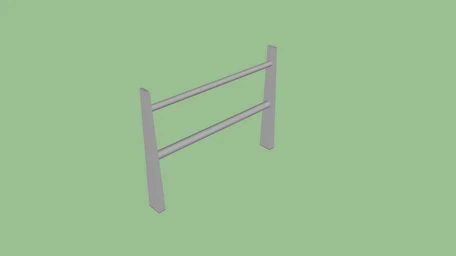 Fixed Security Fence | 3D Warehouse