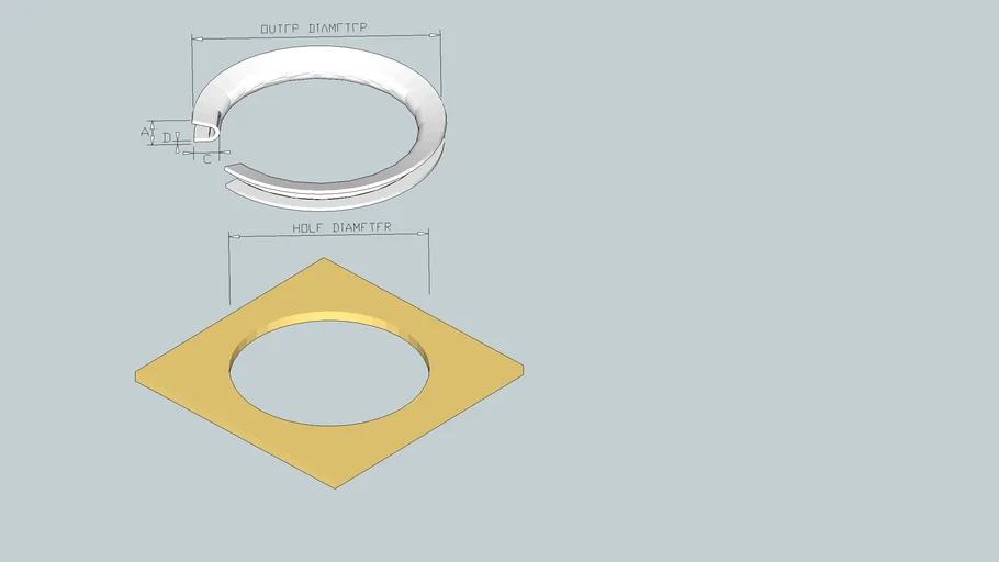 Hole Edge finishing, Tinplate | 3D Warehouse