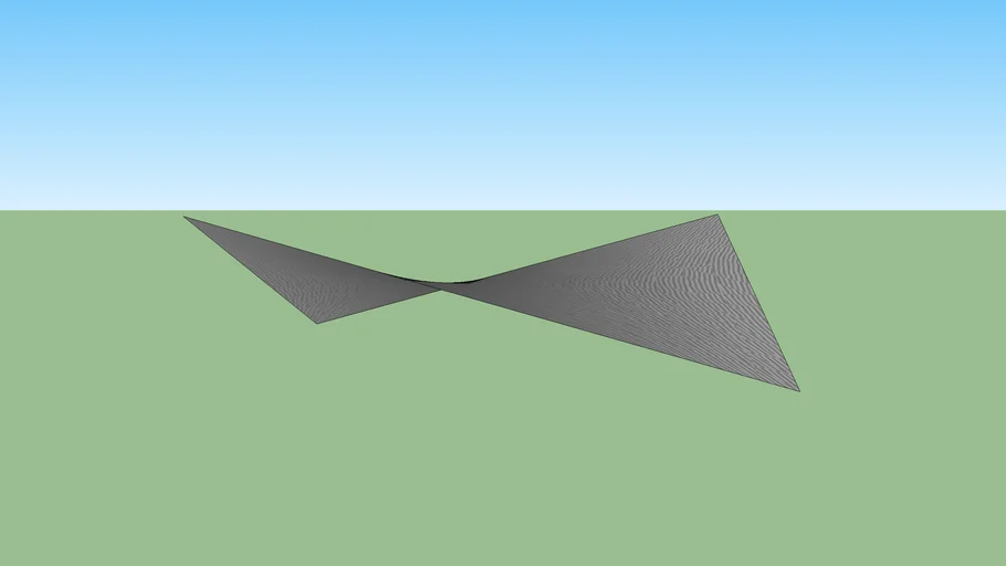 tensile structure, saddle | 3D Warehouse