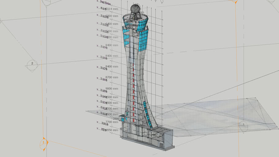 Airport control Tower | 3D Warehouse