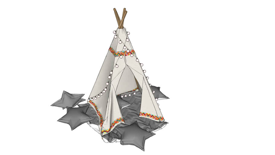 namiot/ tipi dla dzieci | 3D Warehouse