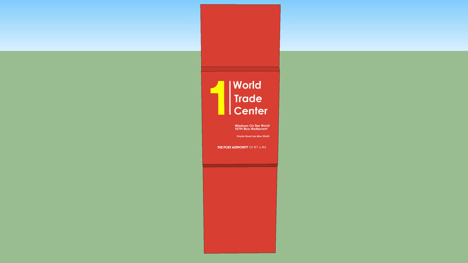 1WTC Sign | 3D Warehouse