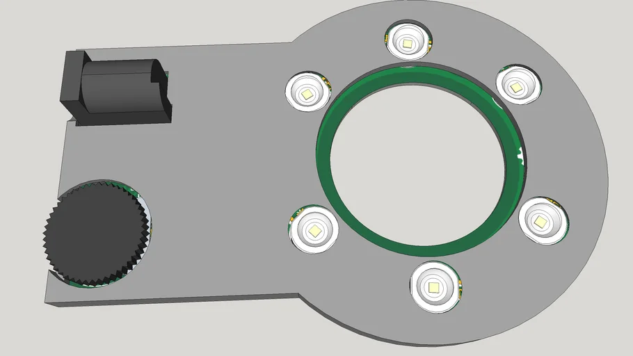 ANDONSTAR ADSM201 LED RING 6W 12V 30MM | 3D Warehouse