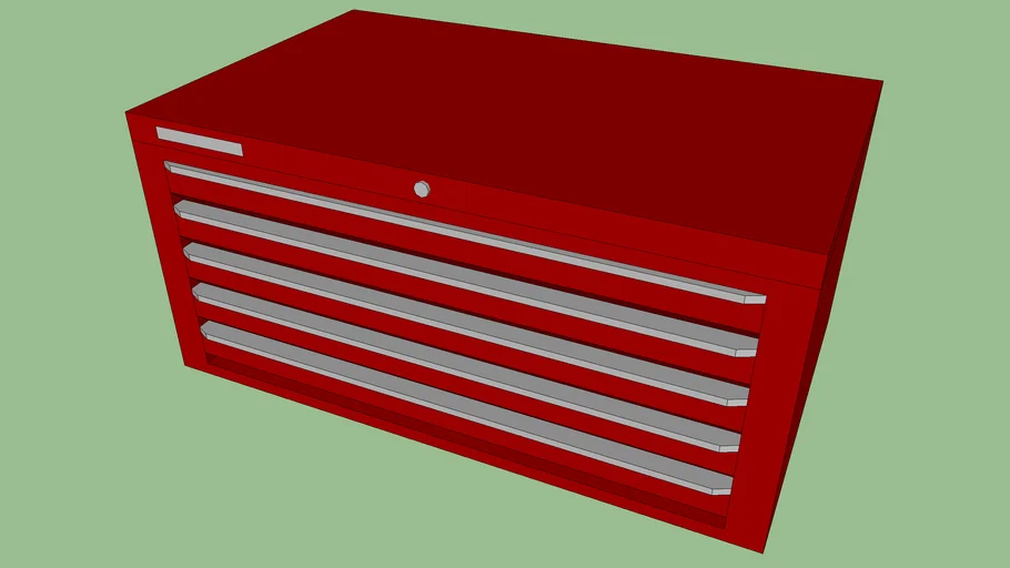 BB-090 - Over-bench Tool Storage Box | 3D Warehouse