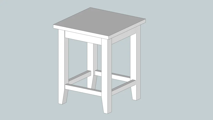 Simple stool | 3D Warehouse