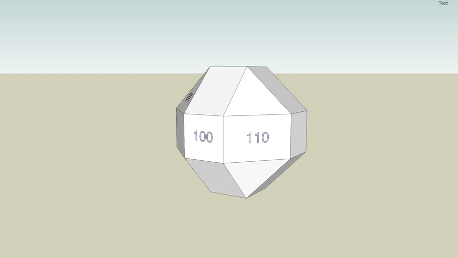 Cubic Crystal Model | 3D Warehouse