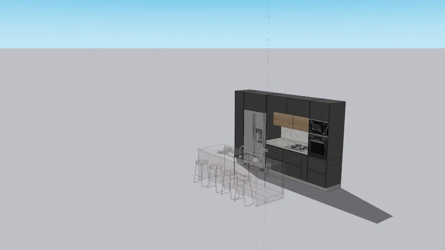 cocina lineal | 3D Warehouse