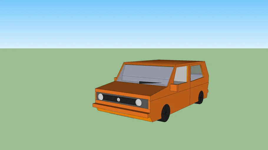 1985 Orange Rabbit | 3D Warehouse
