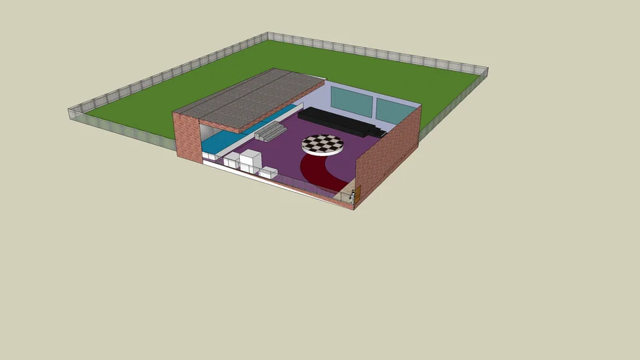 Community Building Layout | 3D Warehouse