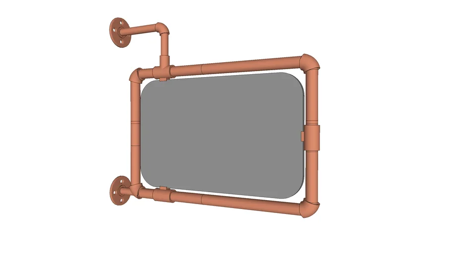 Copper pipe signboard | 3D Warehouse