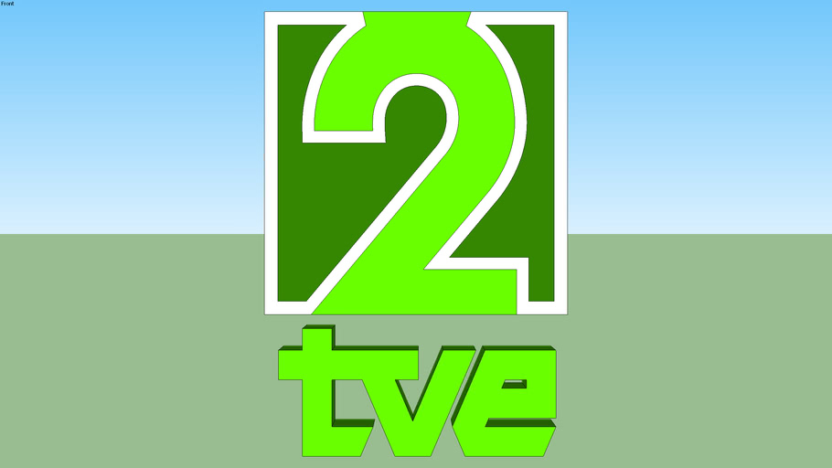 TVE 2 logo (2003-2006) | 3D Warehouse
