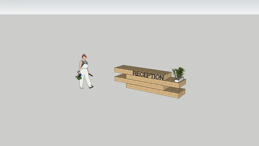 reception table1 | 3D Warehouse