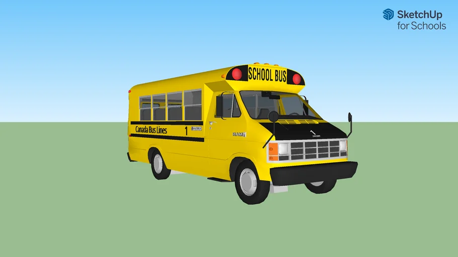 1990 Dodge Corbeil Mini Bus 1 | 3D Warehouse