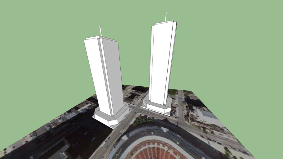 Queen City Center Towers | 3D Warehouse