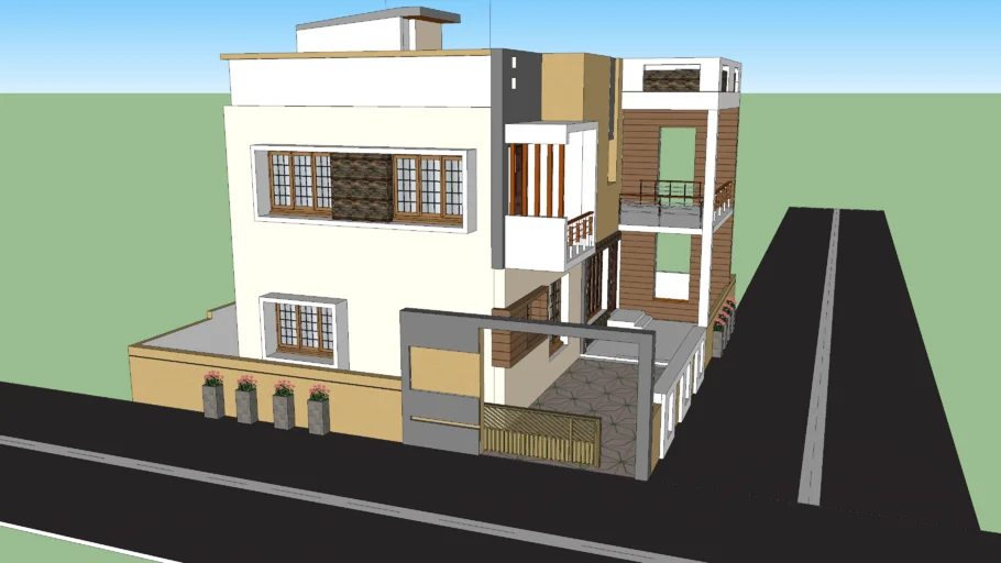 Duplex House | 3D Warehouse
