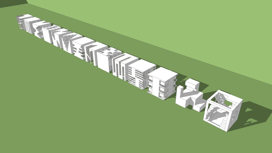 Volumetric cubes | 3D Warehouse