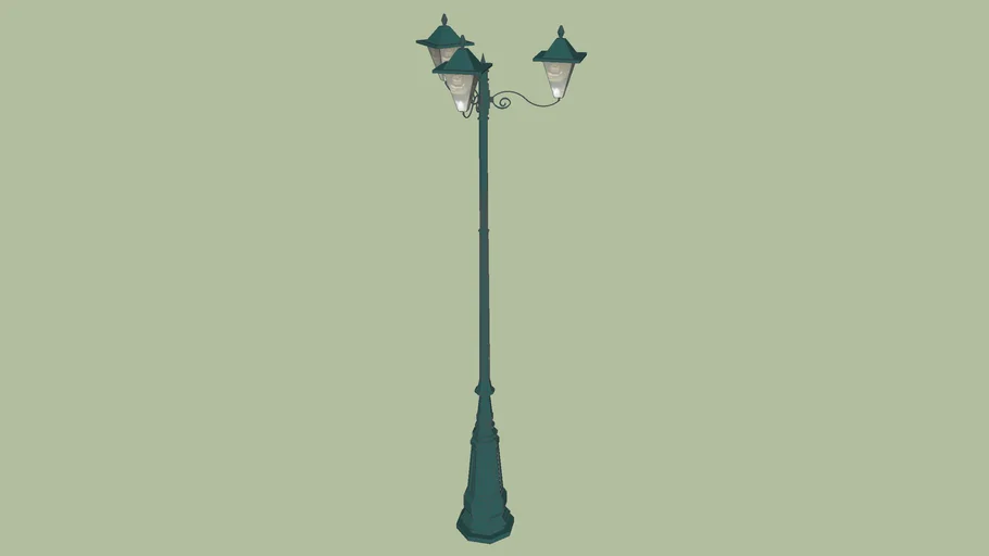 Square street light | 3D Warehouse
