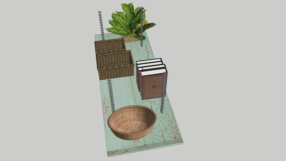 bean's studio pot rack | 3D Warehouse