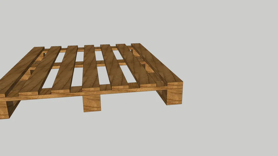 Pallet 1,20x1,00 | 3D Warehouse