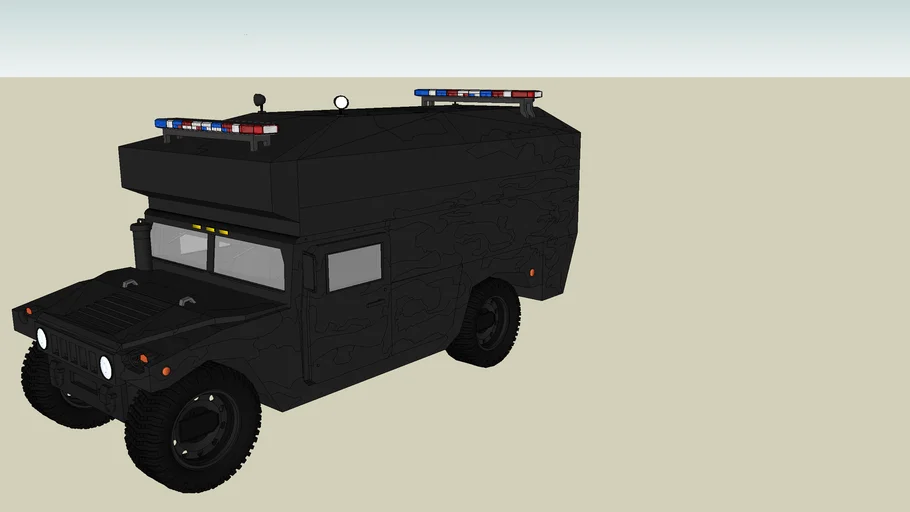 cop car | 3D Warehouse