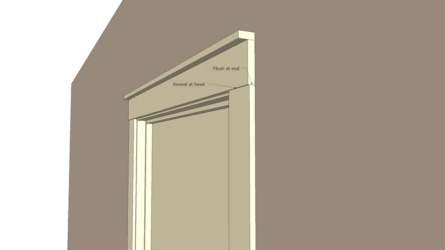 Door Head Trim Detail | 3D Warehouse
