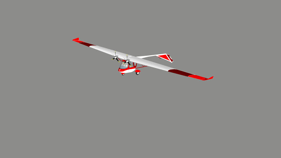 MOTORIZED-ULTRALIGHT-MICROLIGHT-EXPERIMENTAL-SAILPLANE | 3D Warehouse