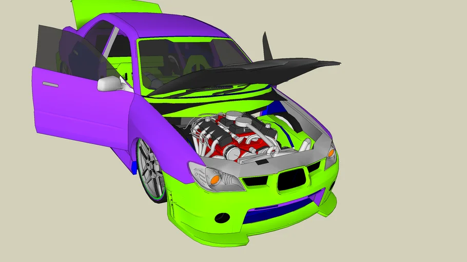 subaru super tuning | 3D Warehouse