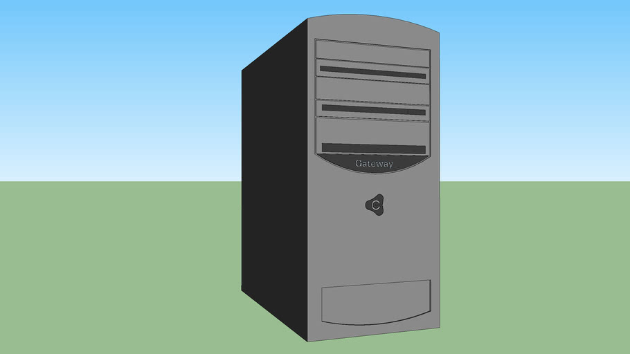 Gateway desktop computer tower (827GM) | 3D Warehouse