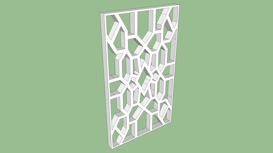 Chinese Style Wood Partition | 3D Warehouse