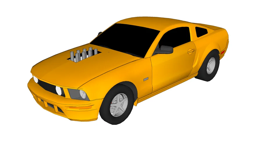Mustang Drag Racer | 3D Warehouse