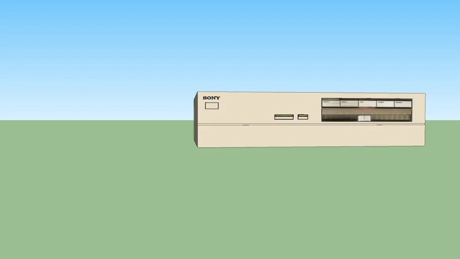 Sony (TA-AX6) stereo integrated amplifier | 3D Warehouse