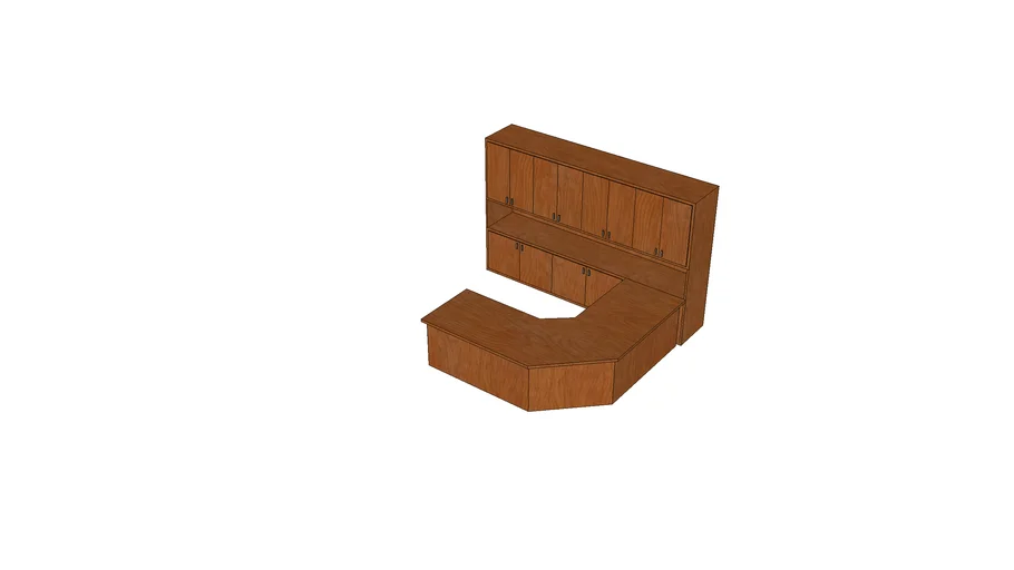 Executive Desk Set | 3D Warehouse