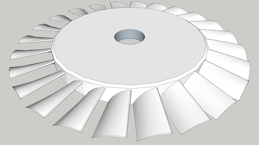 Turbine blade | 3D Warehouse