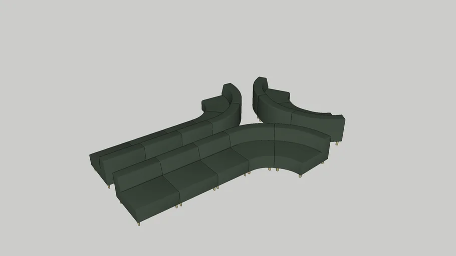 curved seat | 3D Warehouse