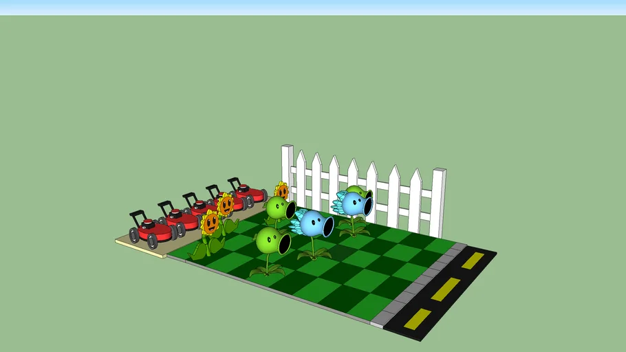 Plants Vs. Zombies First Zone | 3D Warehouse