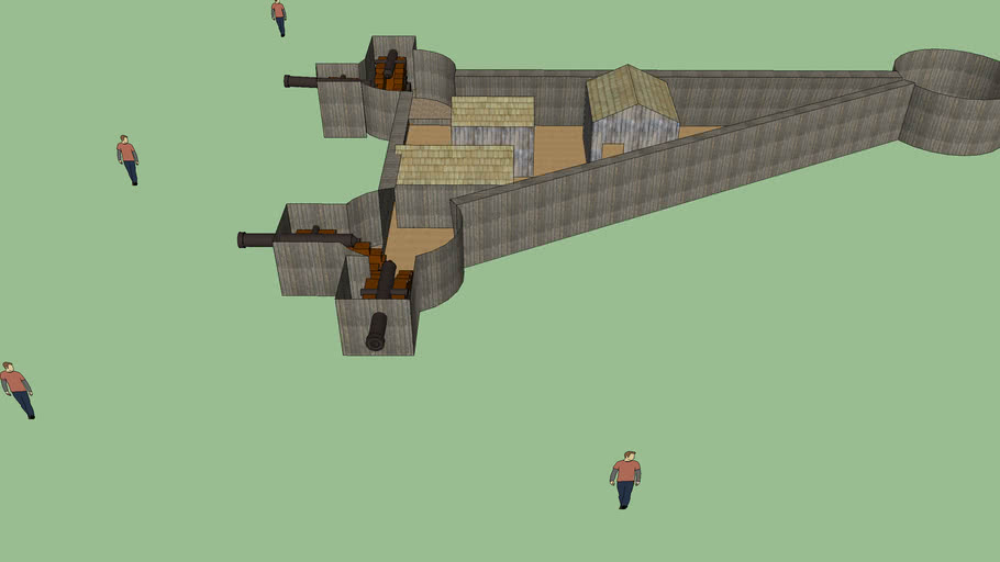 Jamestown Fort Connor_MissB | 3D Warehouse