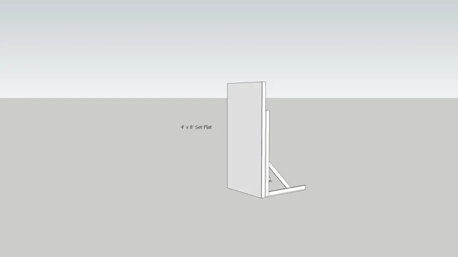 Set Flat - 4x8 | 3D Warehouse