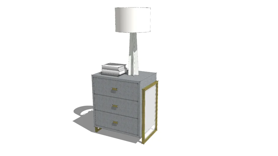 Brooklyn Bedside Table | 3D Warehouse