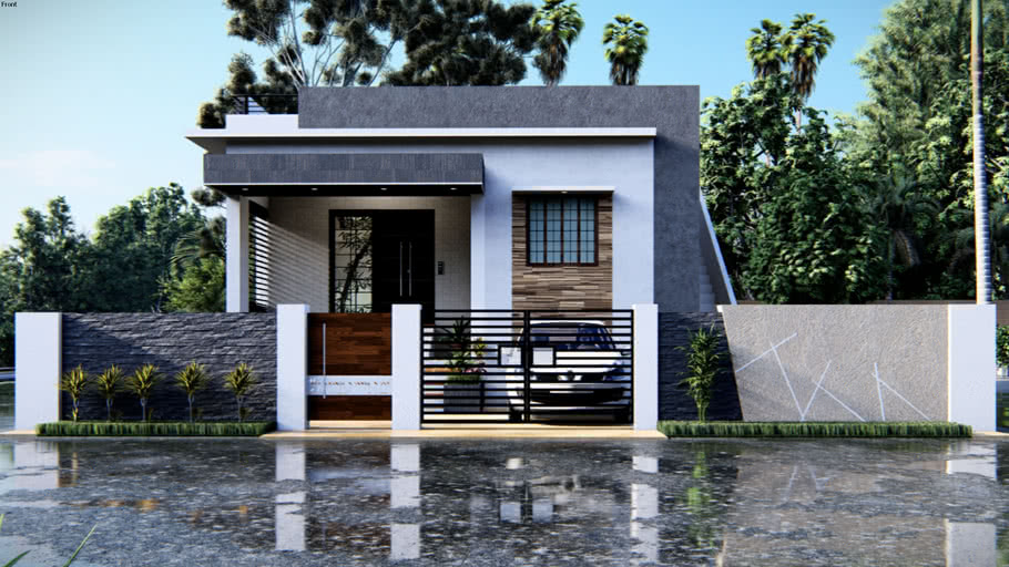 ground floor exterior design | 3D Warehouse