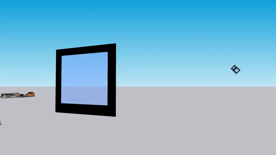 window as a modern window | 3D Warehouse